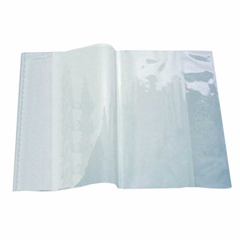 CLEAR PLASTIC NOTEBOOK COVER 17 X 25 - 10 pcs