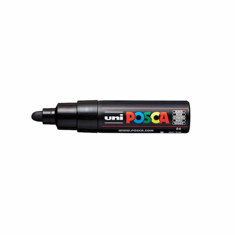 POSCA PC-7M BLACK MARKER